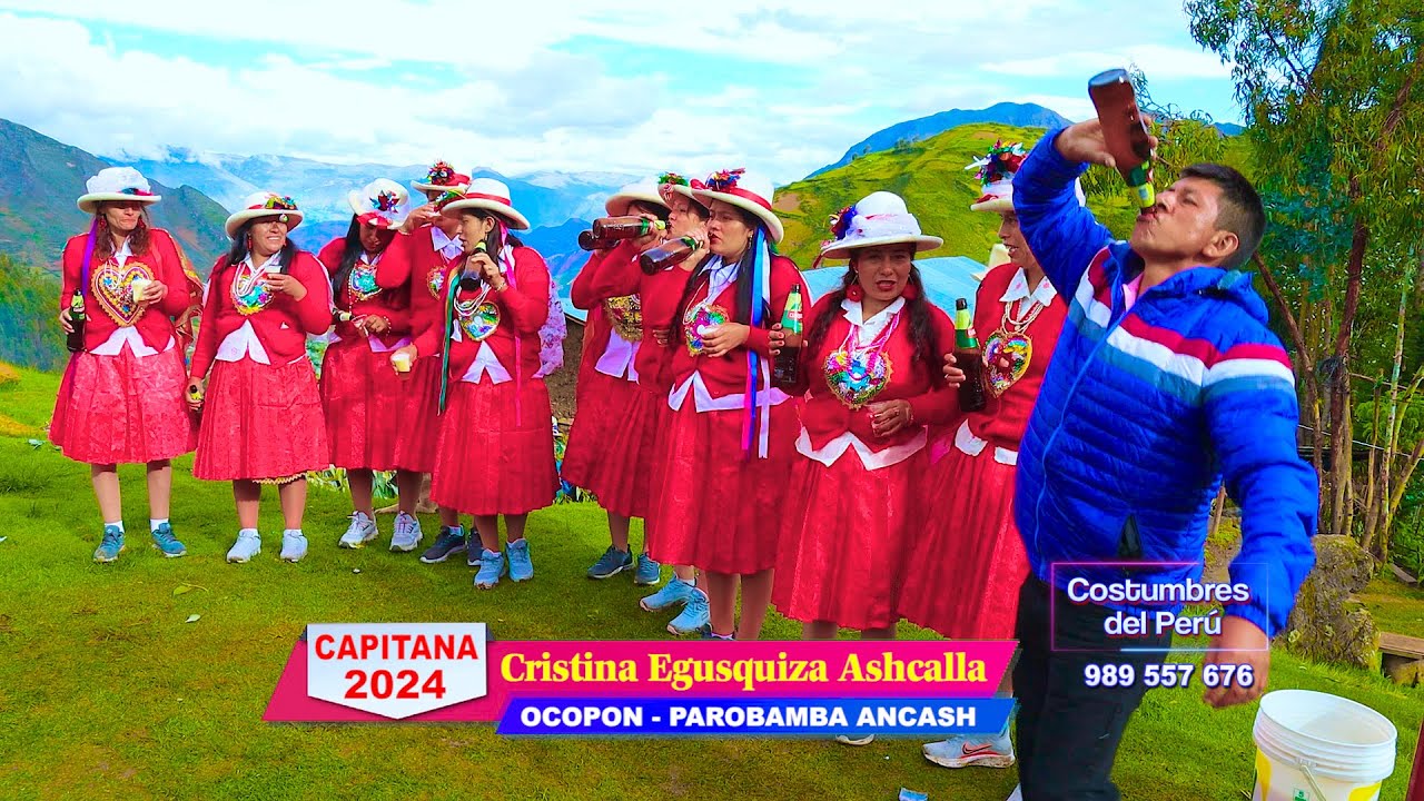 FIESTA DE OCOPON PAROBAMBA ANCASH 2024 - YouTube