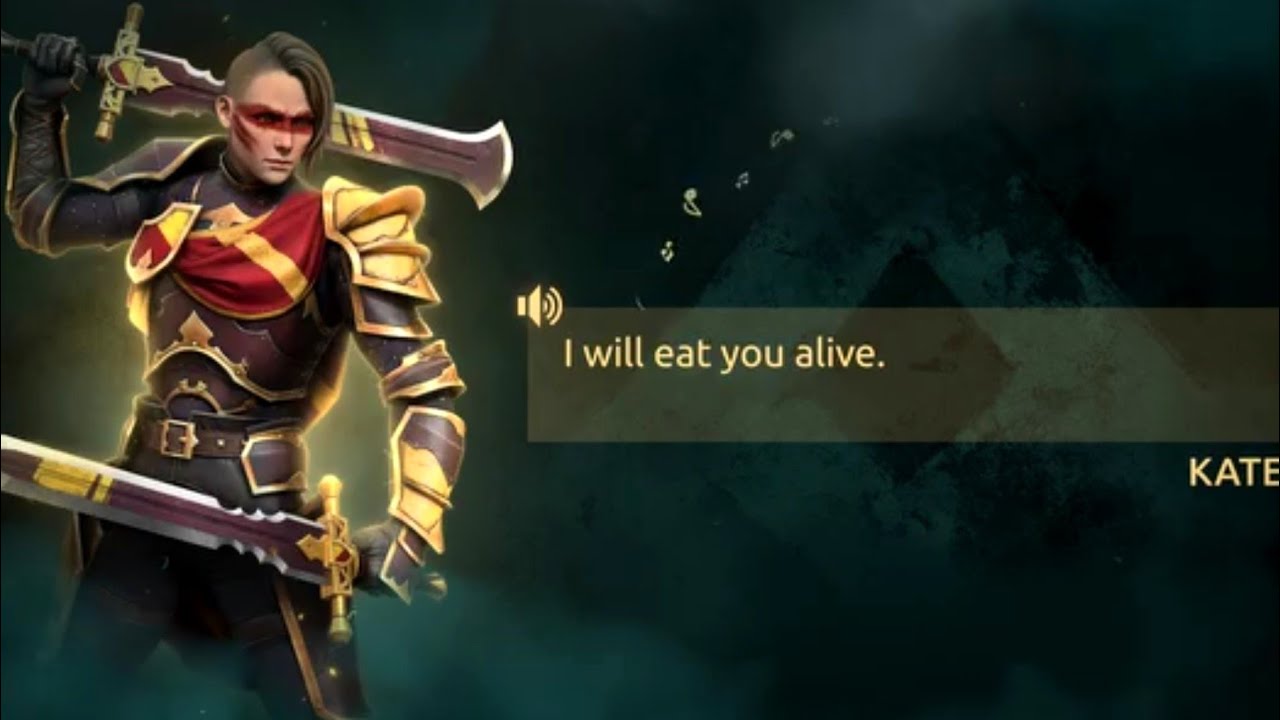 KATE vs EMPEROR VOICEOVER 🥵 |shadow fight 4 kate voice| shadow fight 4 ...