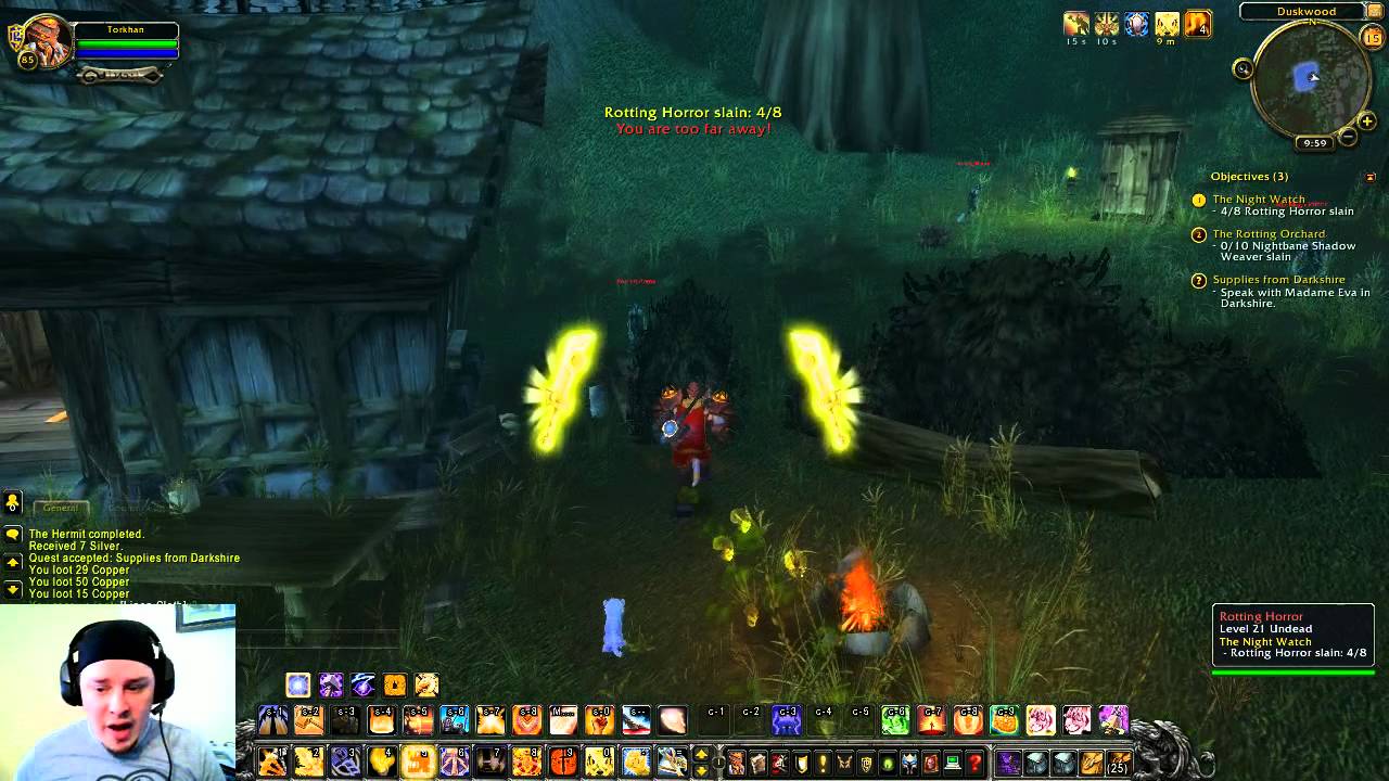 World of Warcraft: Duskwood Questing #1 - YouTube