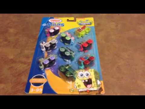 (FACTORY ERROR) Thomas minis Spongebob edition characters - YouTube