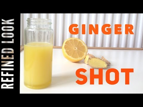 Ginger Shot Recipe | Keep your immune system strong as a rock!!! - YouTube