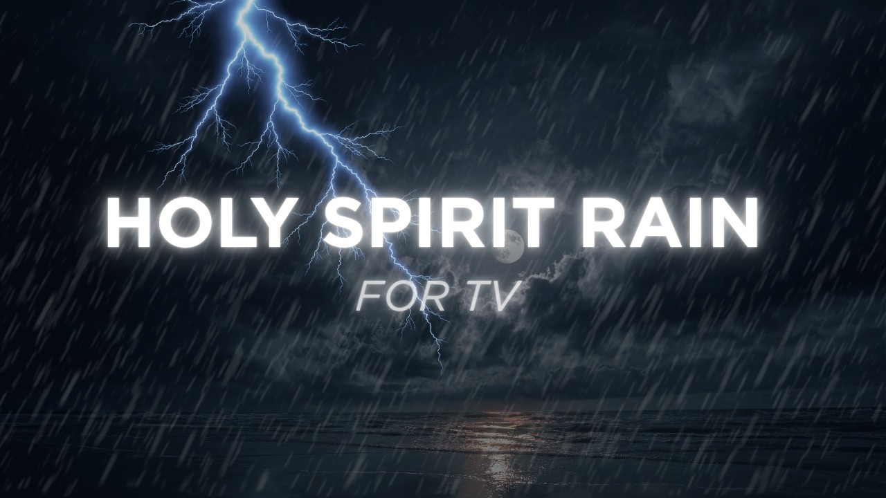 Soaking Worship Music with Heavy Rain and Thunder Sounds for Sleeping ...