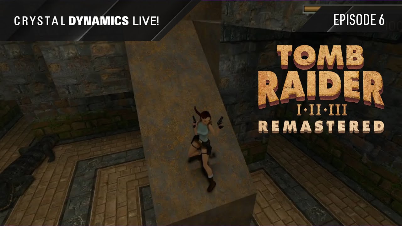 Crystal Dynamics LIVE Let's Play #6: Tomb Raider I-III Remastered - YouTube