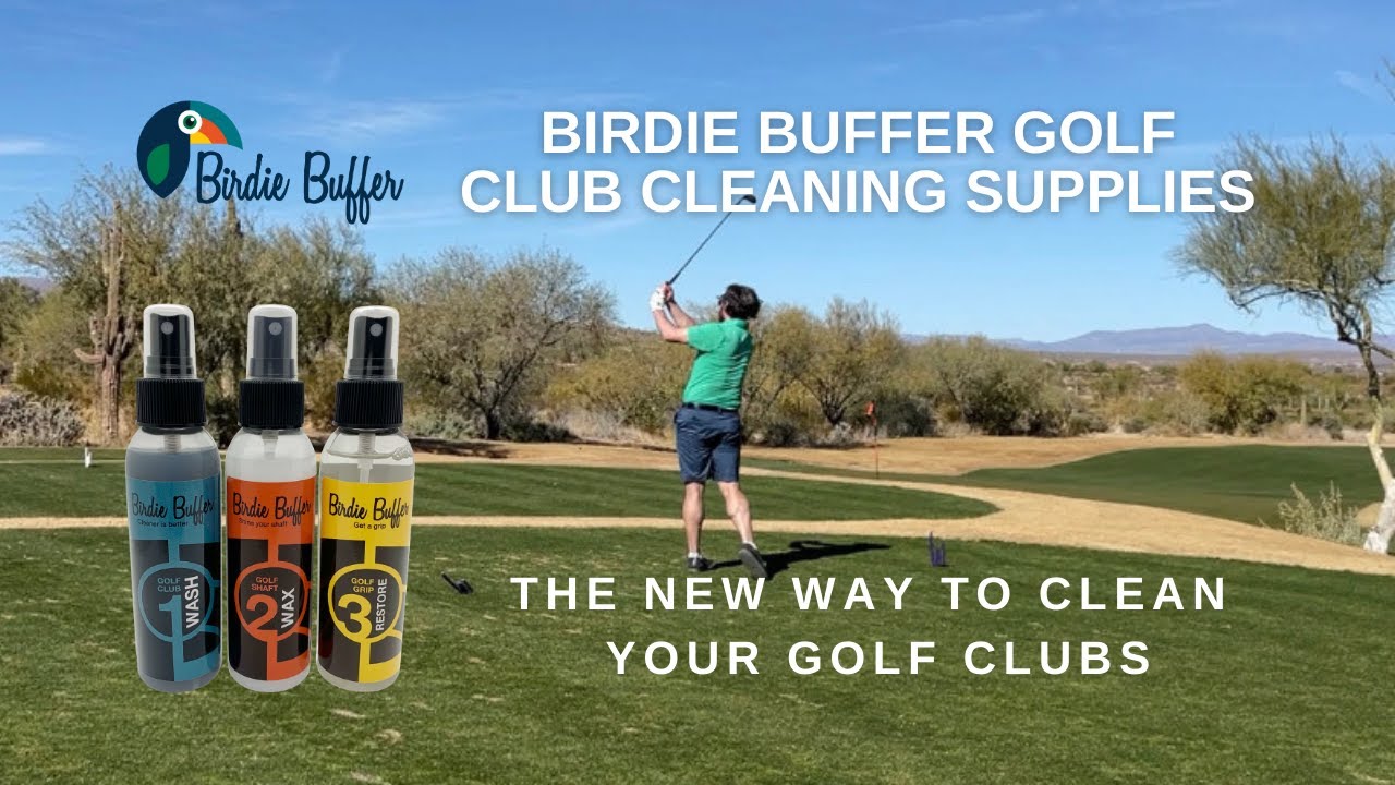 Birdie Buffer - The Worlds Best Golf Club Cleaning Supplies - YouTube