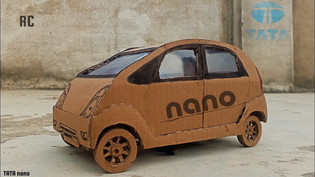 How to Make RC TATA Nano Car with Cardboard. - YouTube