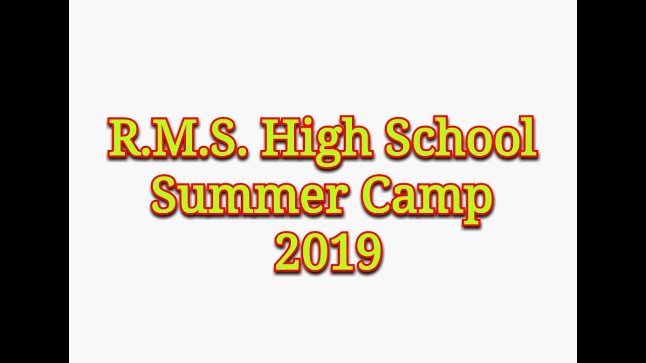 Summer Camp 2019 in R.M.S. High School, Khutadih - YouTube