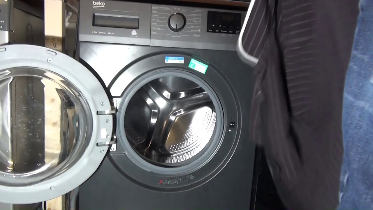 Beko WTB741R2A : cotton 60'c Auto half load + Fast+ - YouTube