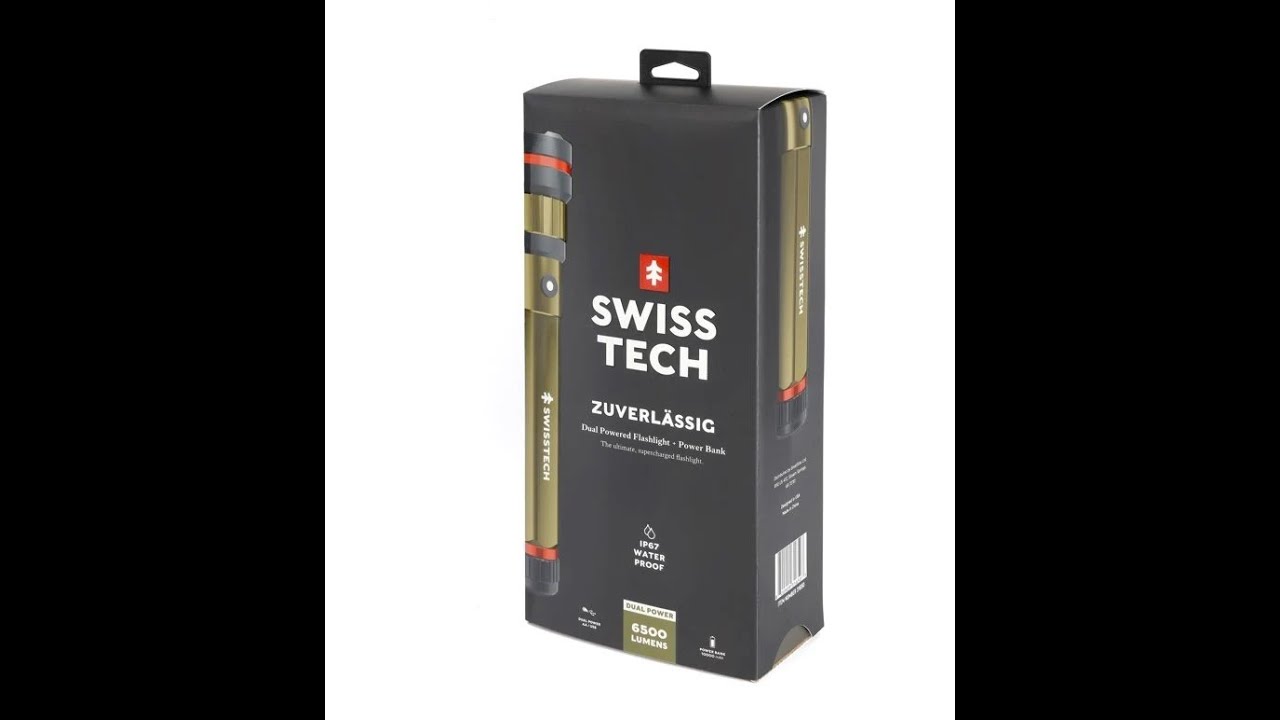 Swiss Tech Flashlight (Torch) Product Review - YouTube