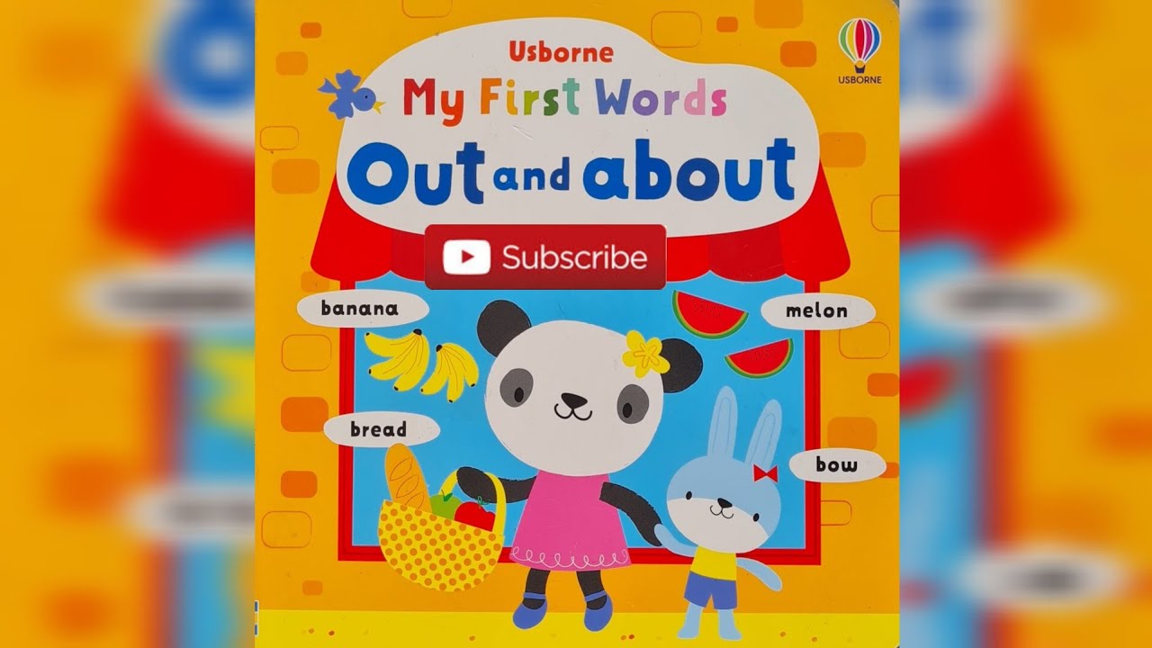 My First words Out and About |Usborn |Read Aloud - YouTube