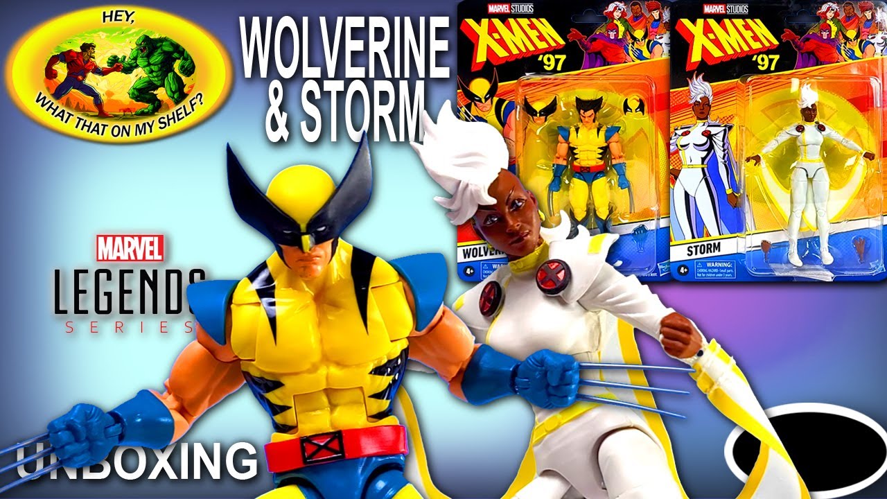 UNBOXING Marvel Legends WOLVERINE 97 & STORM 97 - January 31st 2024 ...