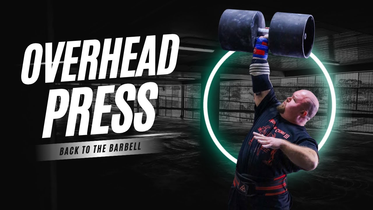 Strongman Axle Overhead Press Returns: Back To The Barbell Part 4 - YouTube