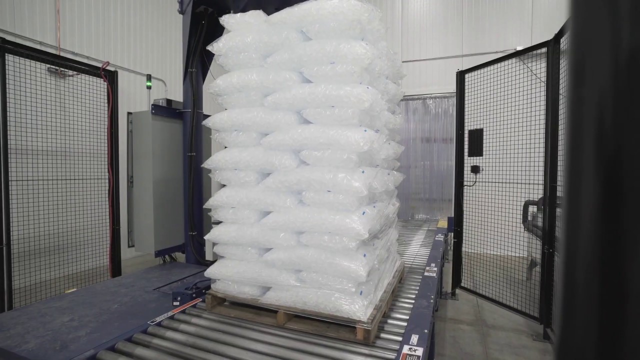 Automatic ICE™ Systems: A1 Fully Automatic Palletizing Machine - YouTube