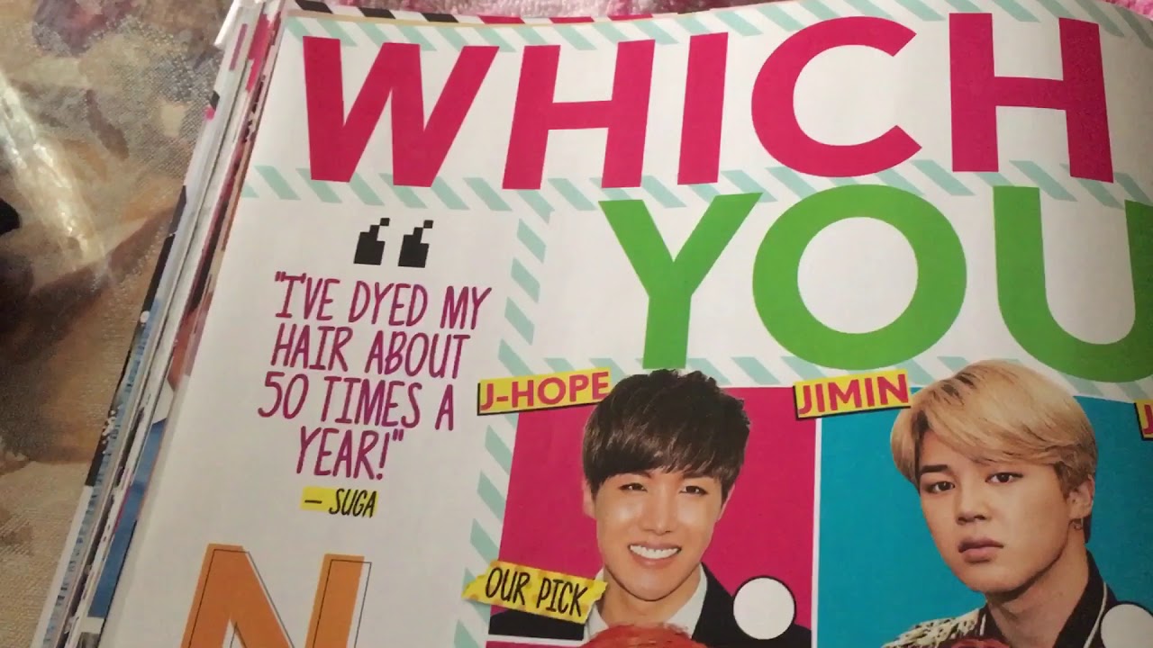 BTS BackStage Pass J-14 Magazine - YouTube