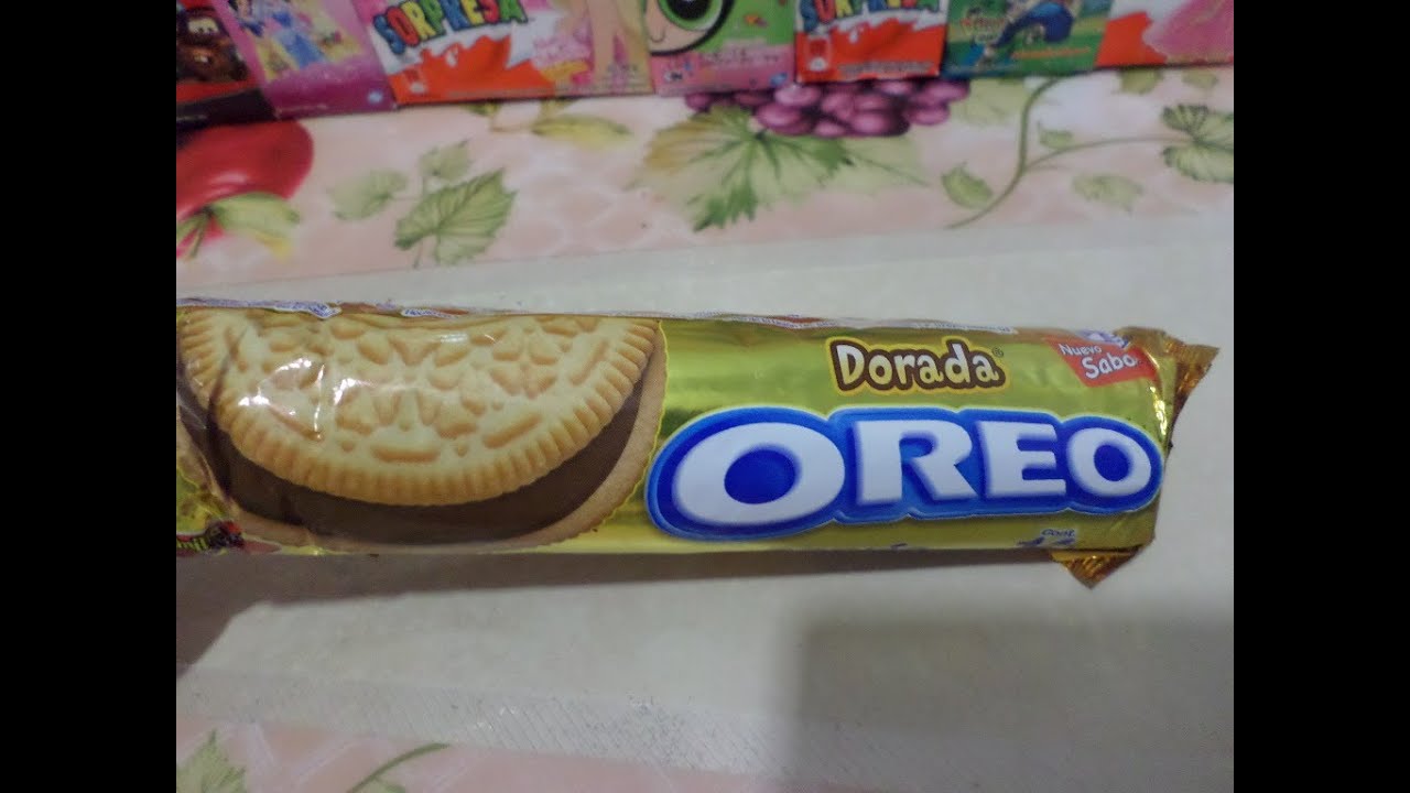 OREO DORADA COOKIES VANILLA AND CHOCOLATE NEW TASTE - YouTube