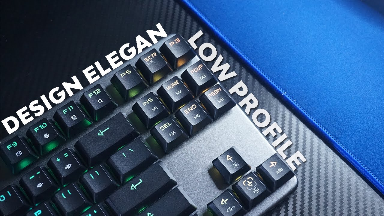 Keyboard Low Profile Design Menarik | Tecware Phantom L Low Profile ...