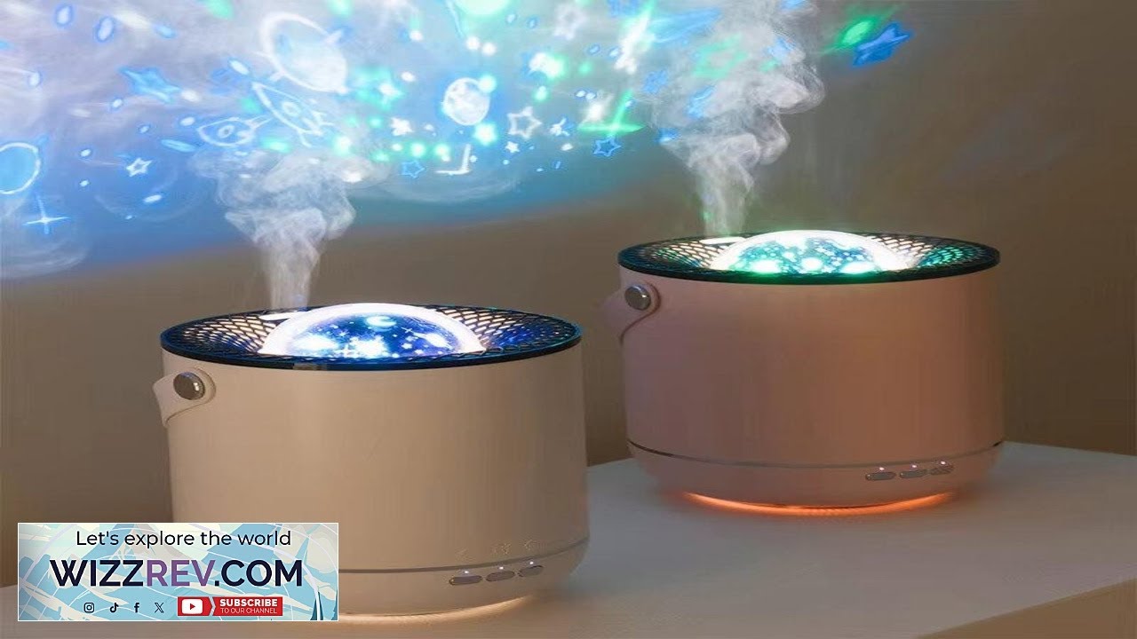 Star Projector Lamp Aromatherapy Air Humidifier USB Electric Essential ...