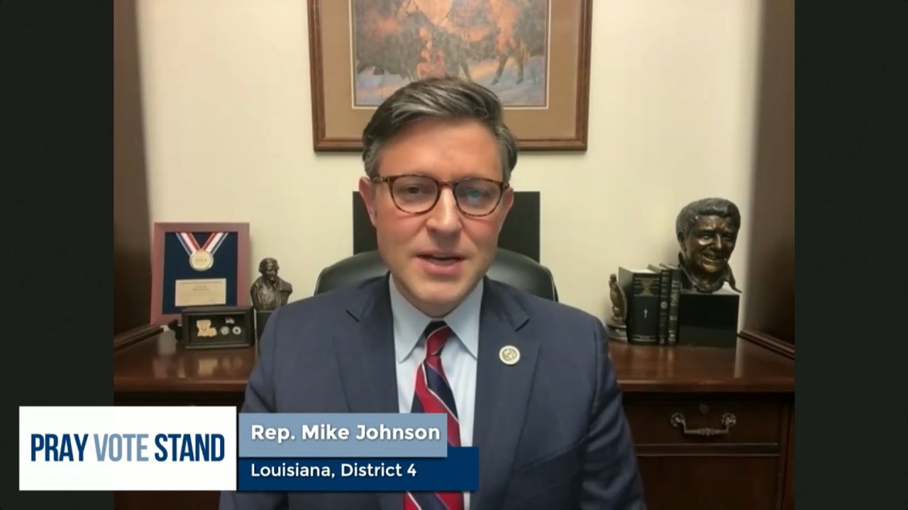 Rep. Mike Johnson | Pray Vote Stand Jan. 10 - YouTube