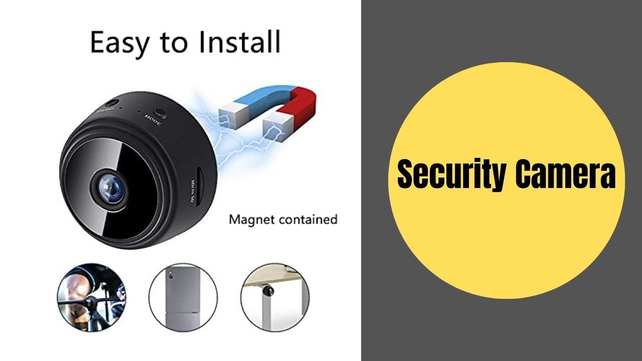 TECHNOVIEW WiFi Camera Wireless Full HD 1080p Video and Audio Live View ...