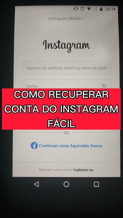 Shorts Como Recuperar Conta Do Instagram Fácil Youtube