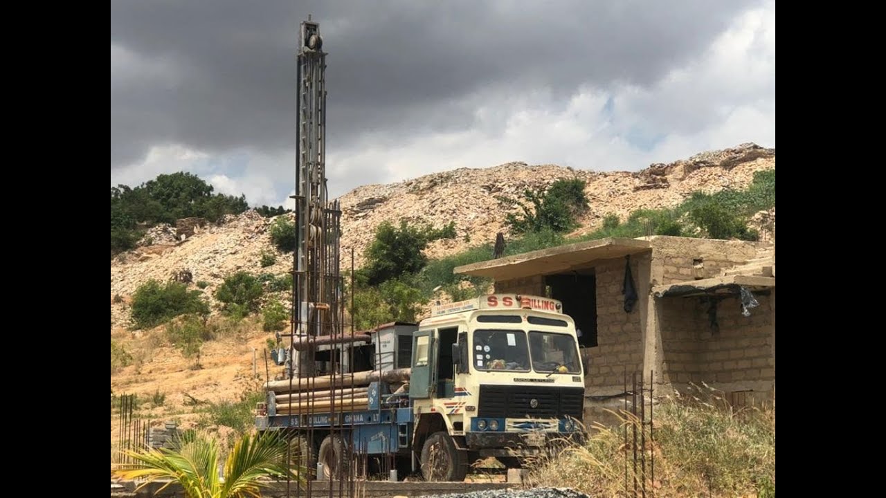 Building In Ghana|The Borehole Process|Self-sufficiency Is A Must # ...