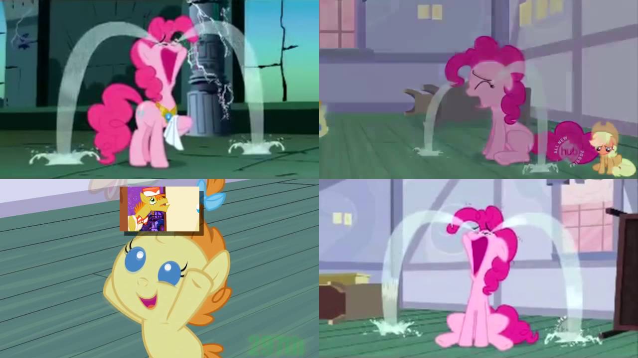 [Request] Pinkie Pie crying Quadparison - YouTube