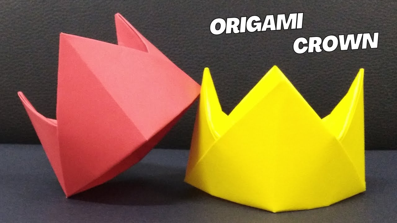 Easy Origami Crown | How to make a Paper Crown | Origami Crown Tutorial ...
