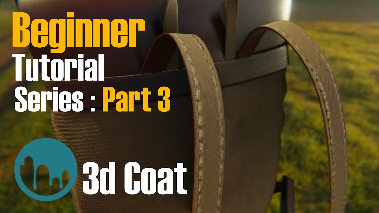 3d Coat Beginner Tutorial - Part 3: STITCHING - YouTube