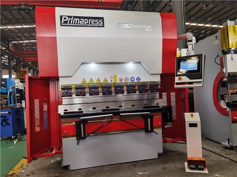 DA53T 2D 96X130Ton cnc electric hydraulic servo press brake bending machine - YouTube