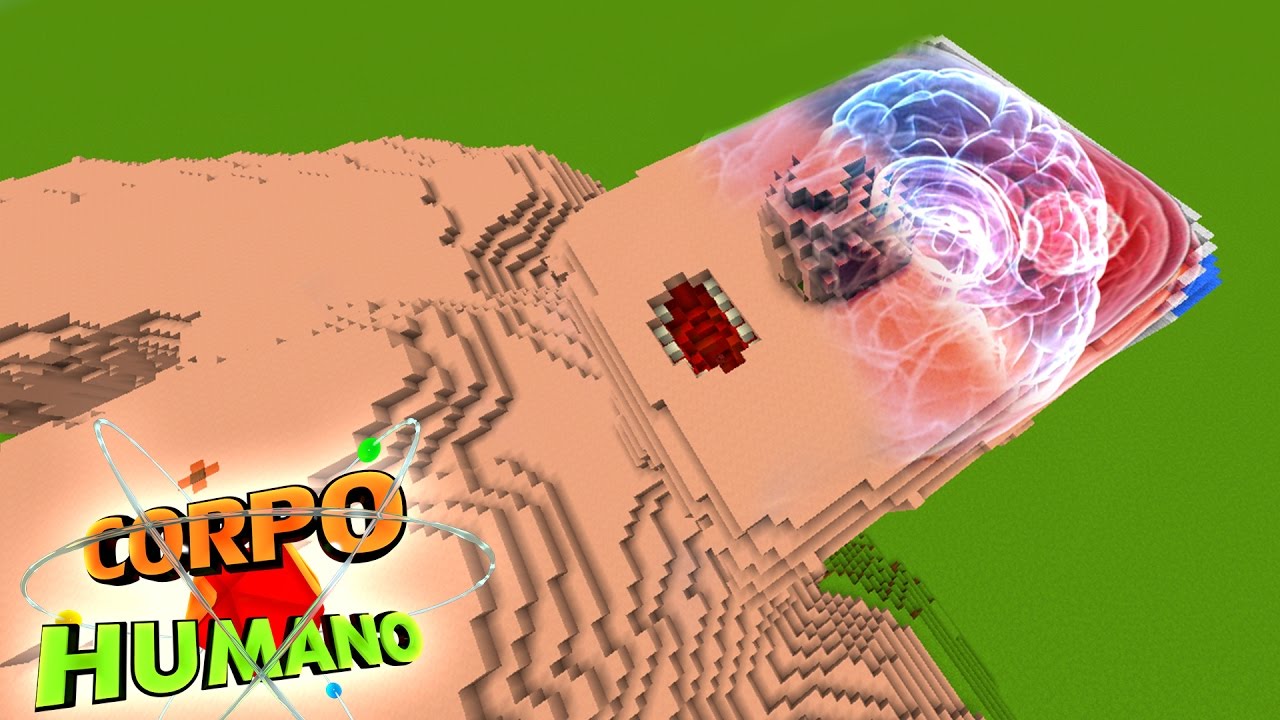Minecraft Vs Corpo Humano : PARALISIA NO CÉREBRO !!! #10 ( Minecraft ...