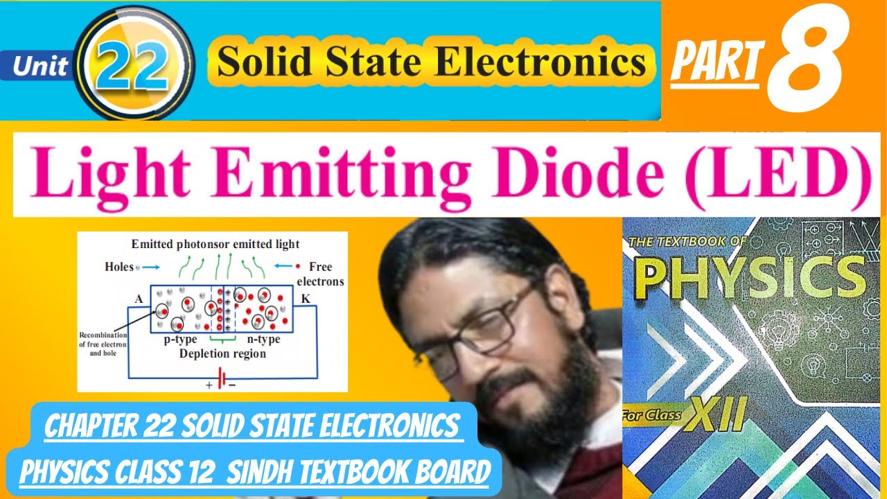 LED | light emitting diode | class 12 physics new book | chapter 22 ...