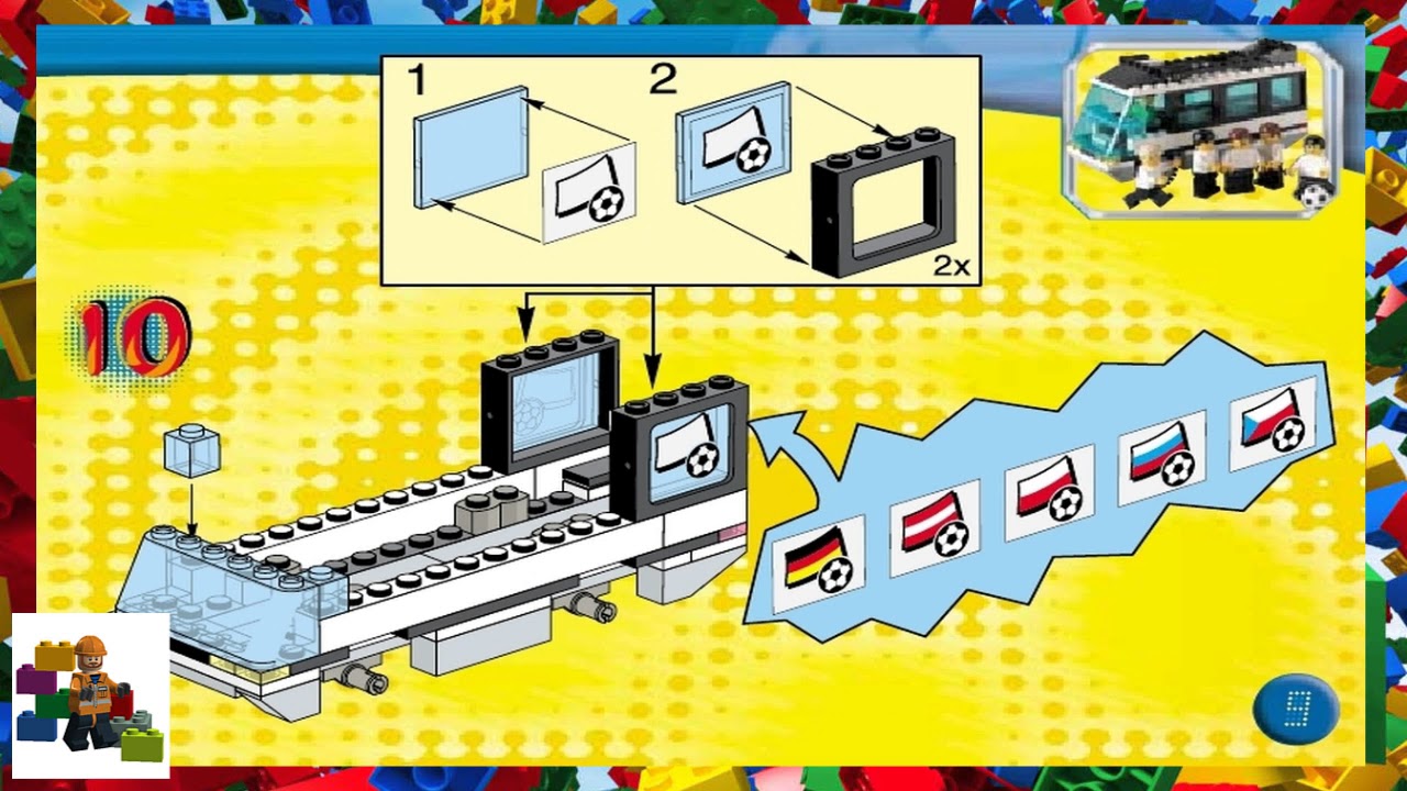 LEGO instructions - Sports - 3404 - Black Team Transport - YouTube