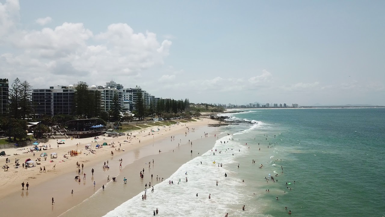 Mooloolaba beach and surf club on Boxing Day, 2019. #Aerial_Photography ...