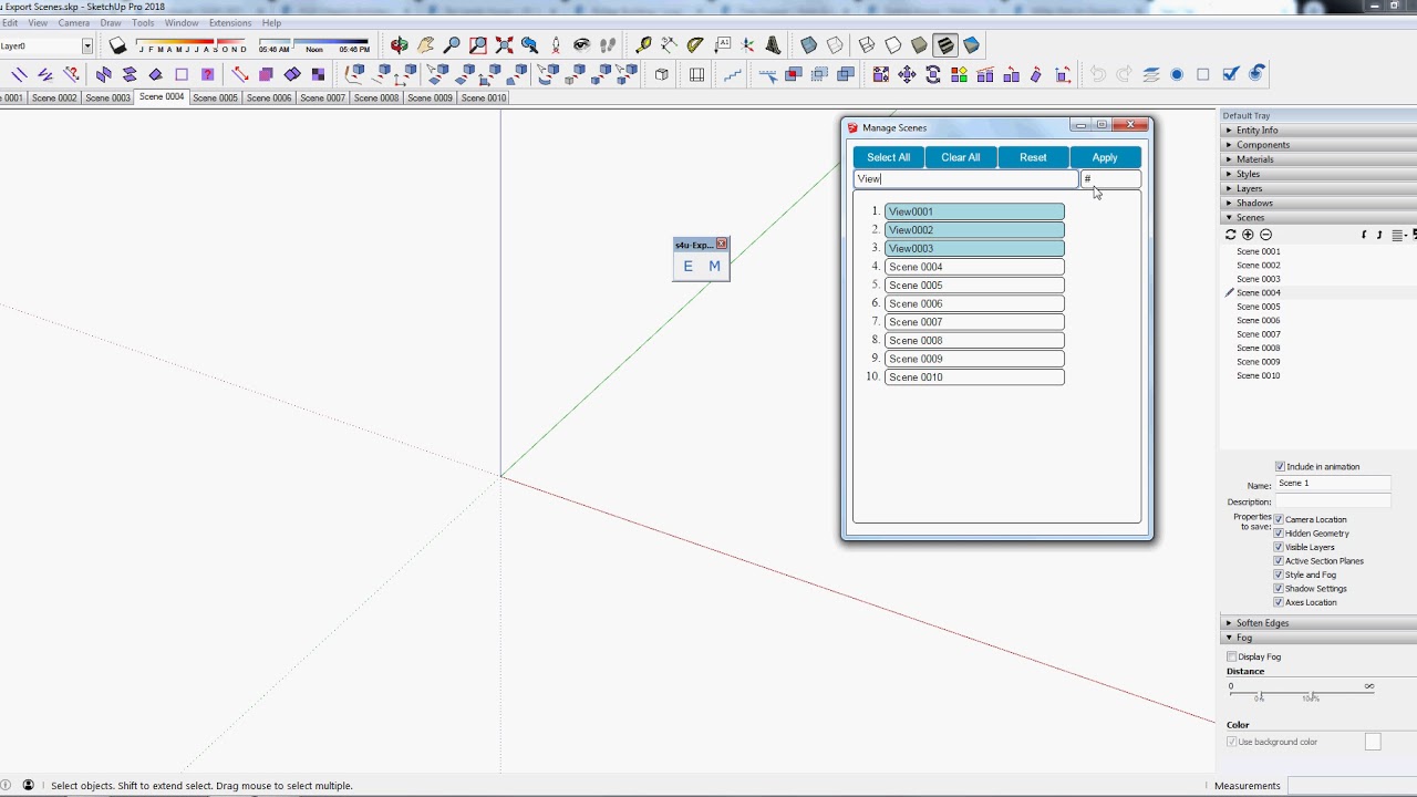 s4u export scenes 3 0 0 - YouTube
