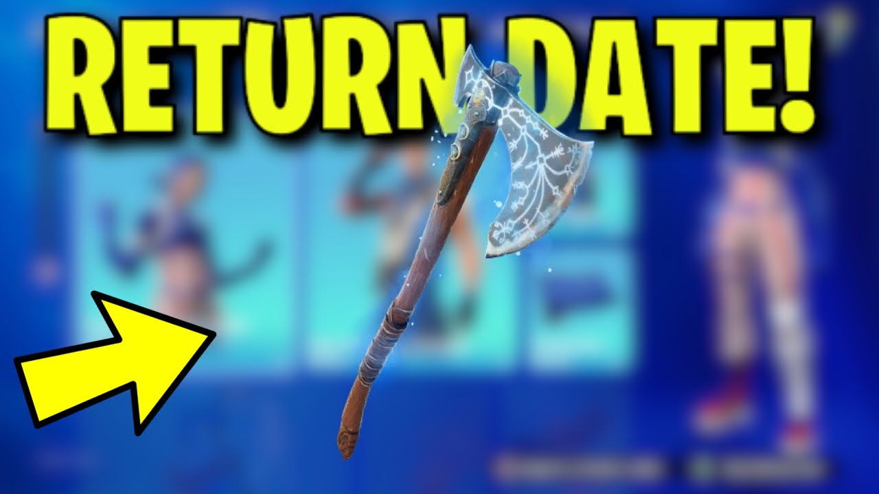 LEVIATHAN AXE RETURN DATE in FORTNITE ITEM SHOP! (Leviathan Axe Pickaxe ...