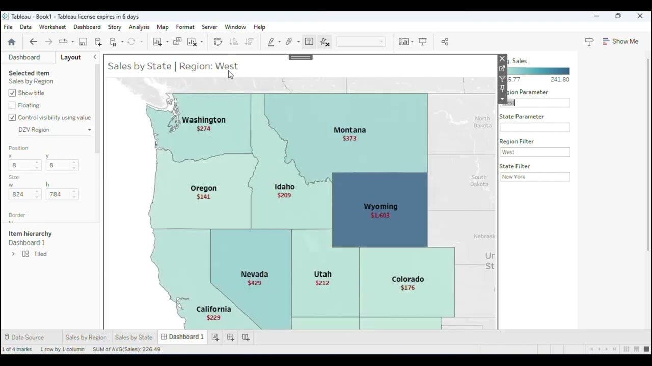 2-Level Map Drill Down in Tableau Less than 10 mins - YouTube