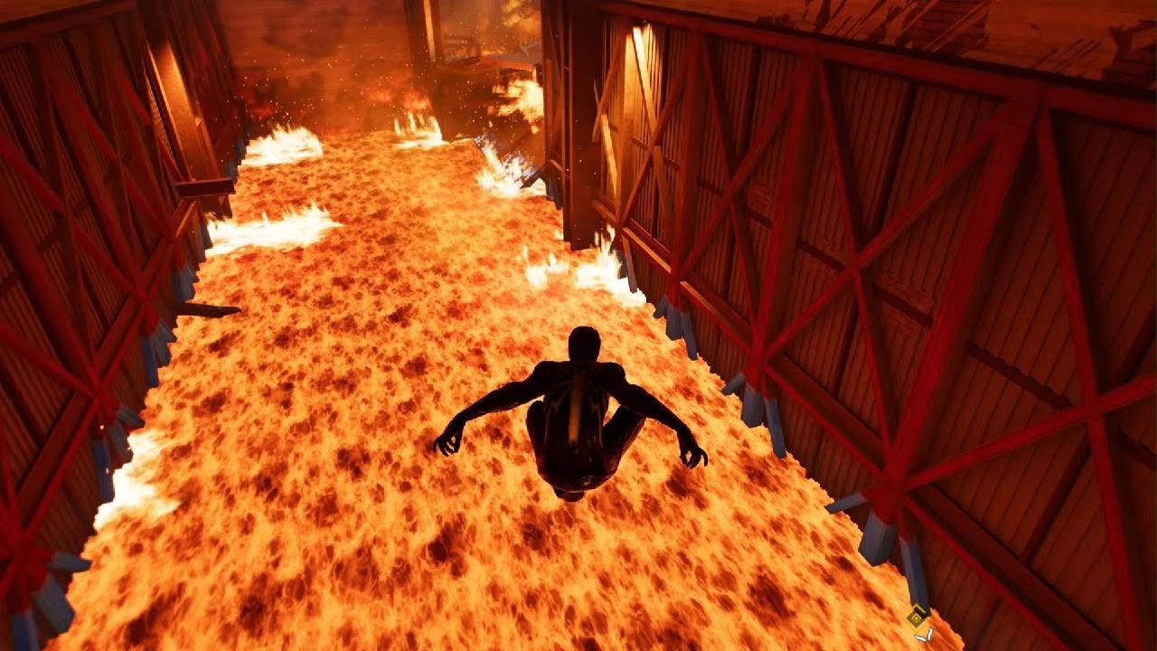 Spider-Man Lava düşmüyo - YouTube