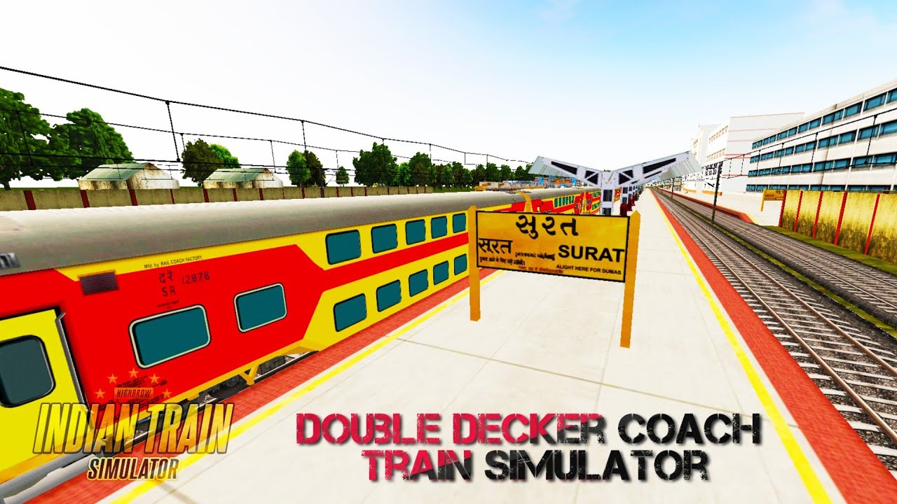 Indian Train Simulator Double Decker Coach Android Gameplay - YouTube