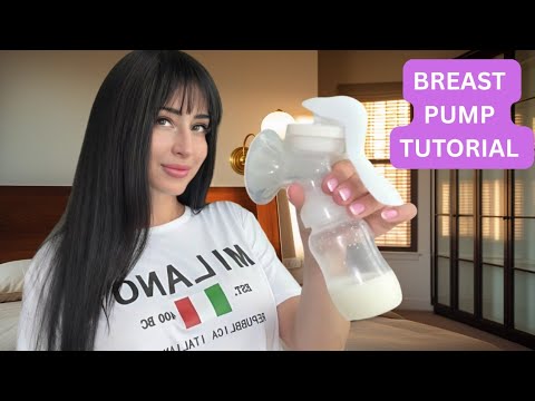 How to Use a Manual Milk Pump | Easy Step-by-Step Guide with Angela ...