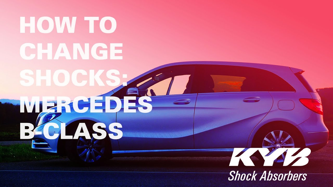 How To Change Shocks Mercedes B Class - YouTube