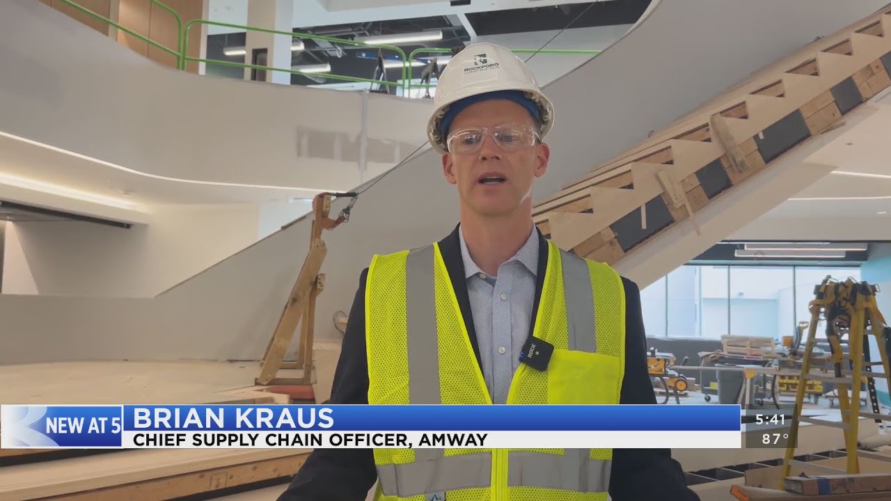Behind-the-scenes look at Amway headquarters renovations - YouTube