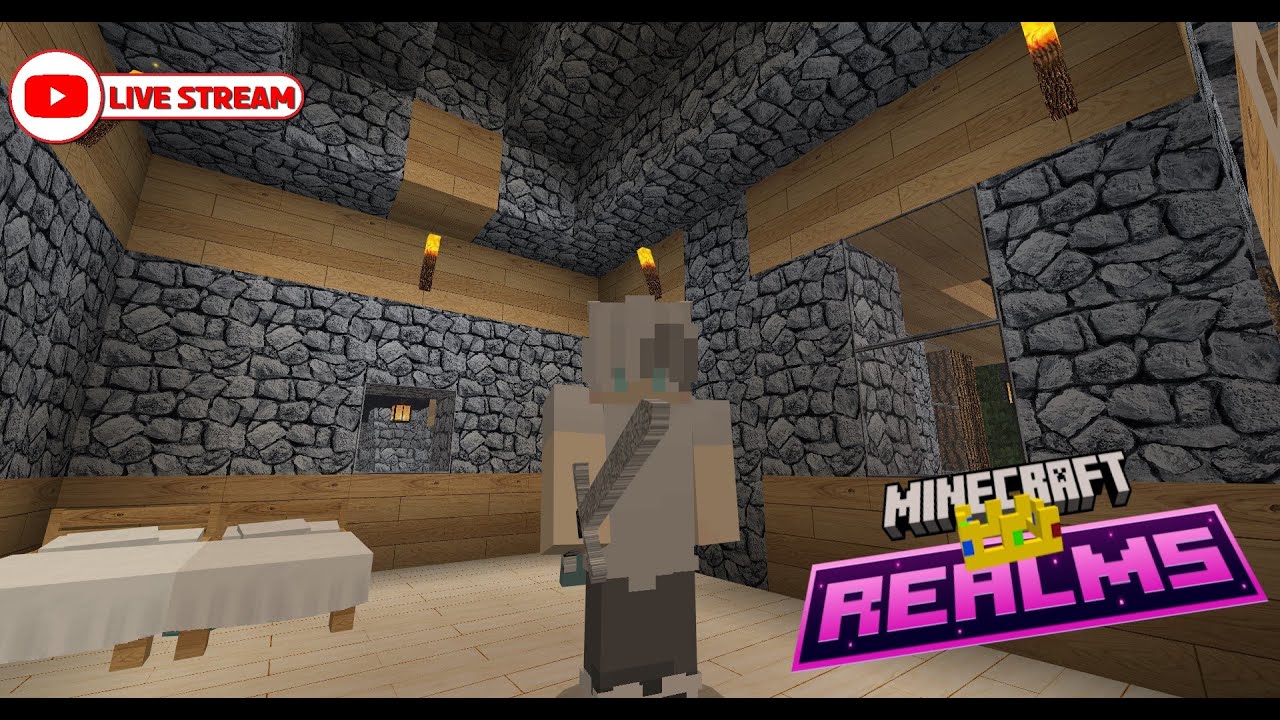 Minecraft Indonesia Realms Chiku kunyah part 9 : renovasi rumah ku ...