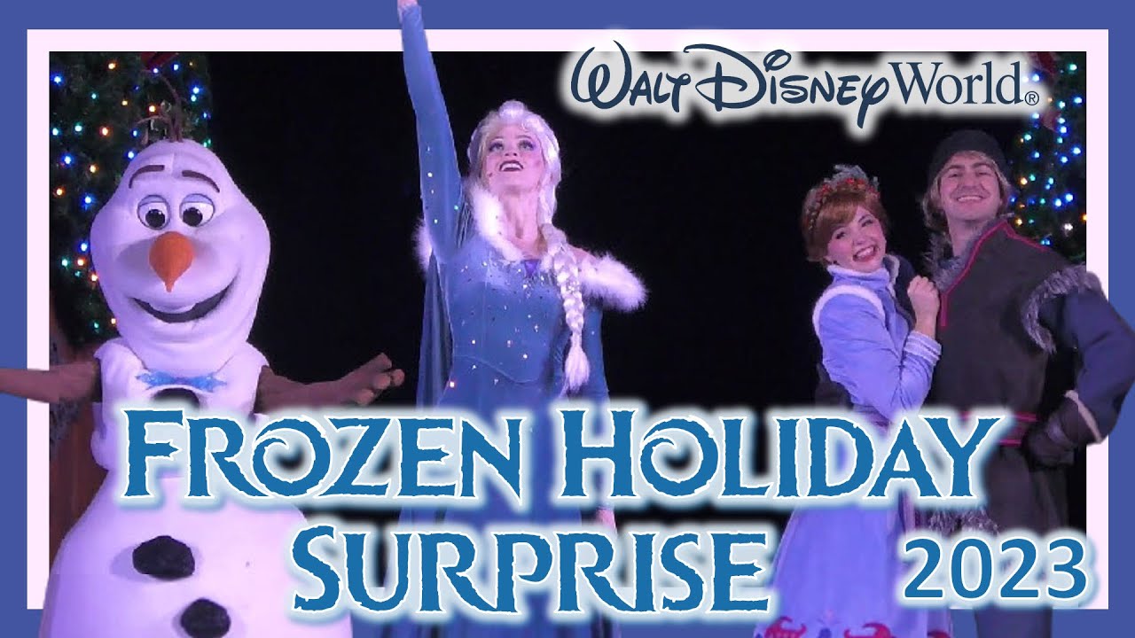 Experience the Magical Frozen Holiday Surprise at Walt Disney World ...