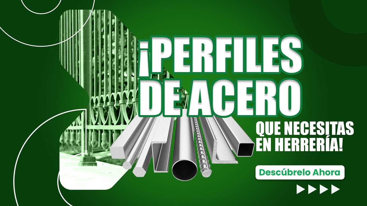 ¡Estos son los Perfiles de Acero Infaltables Herrería! 👷‍♀️ - YouTube