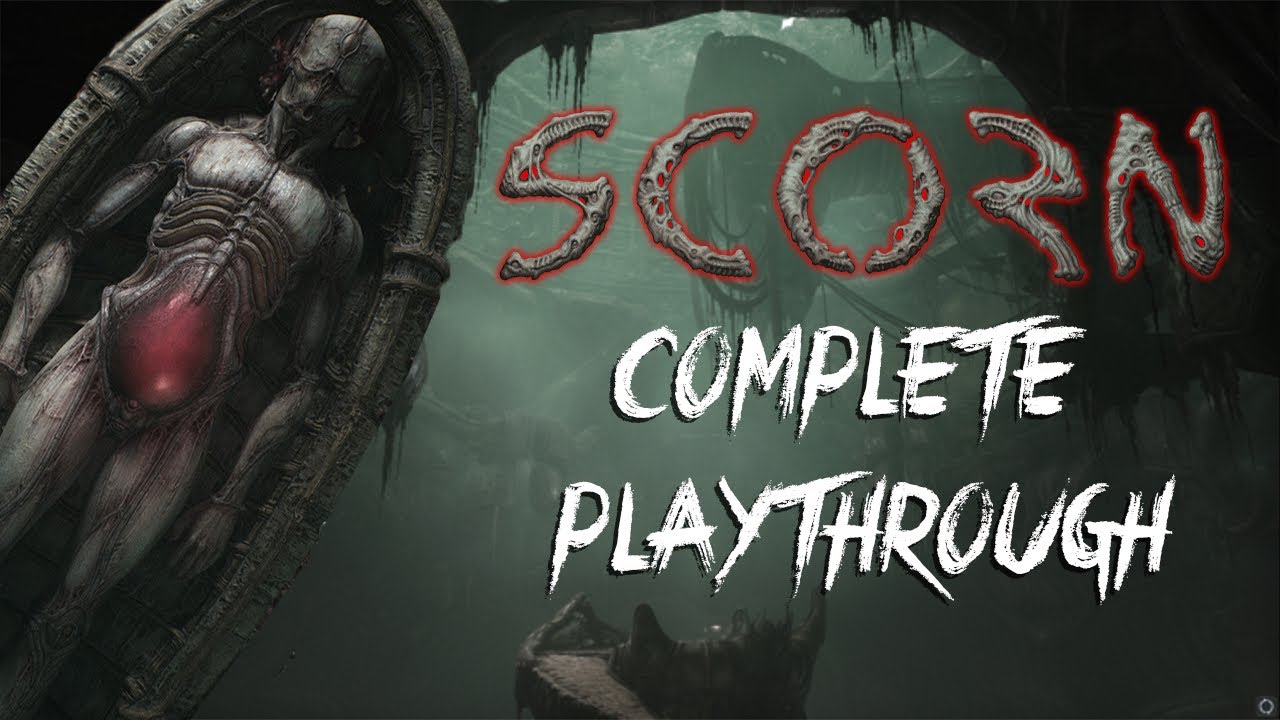 Scorn Complete Playthrough - YouTube