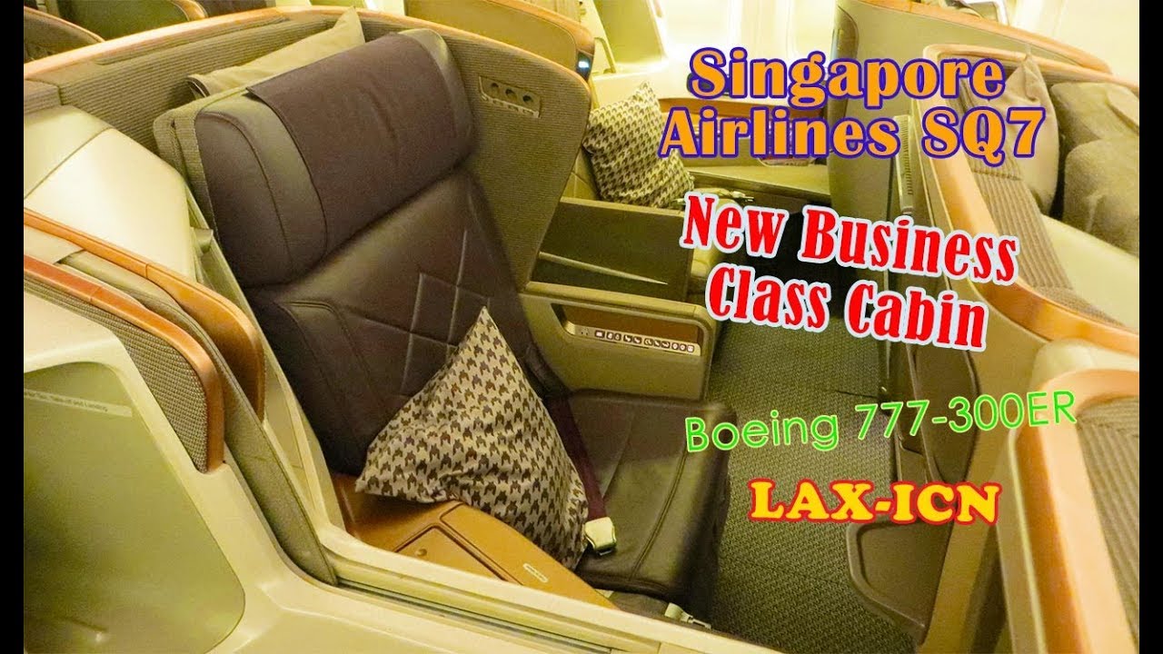 SQ Singapore Airlines Business Class B777 Los Angeles (LAX) to ...