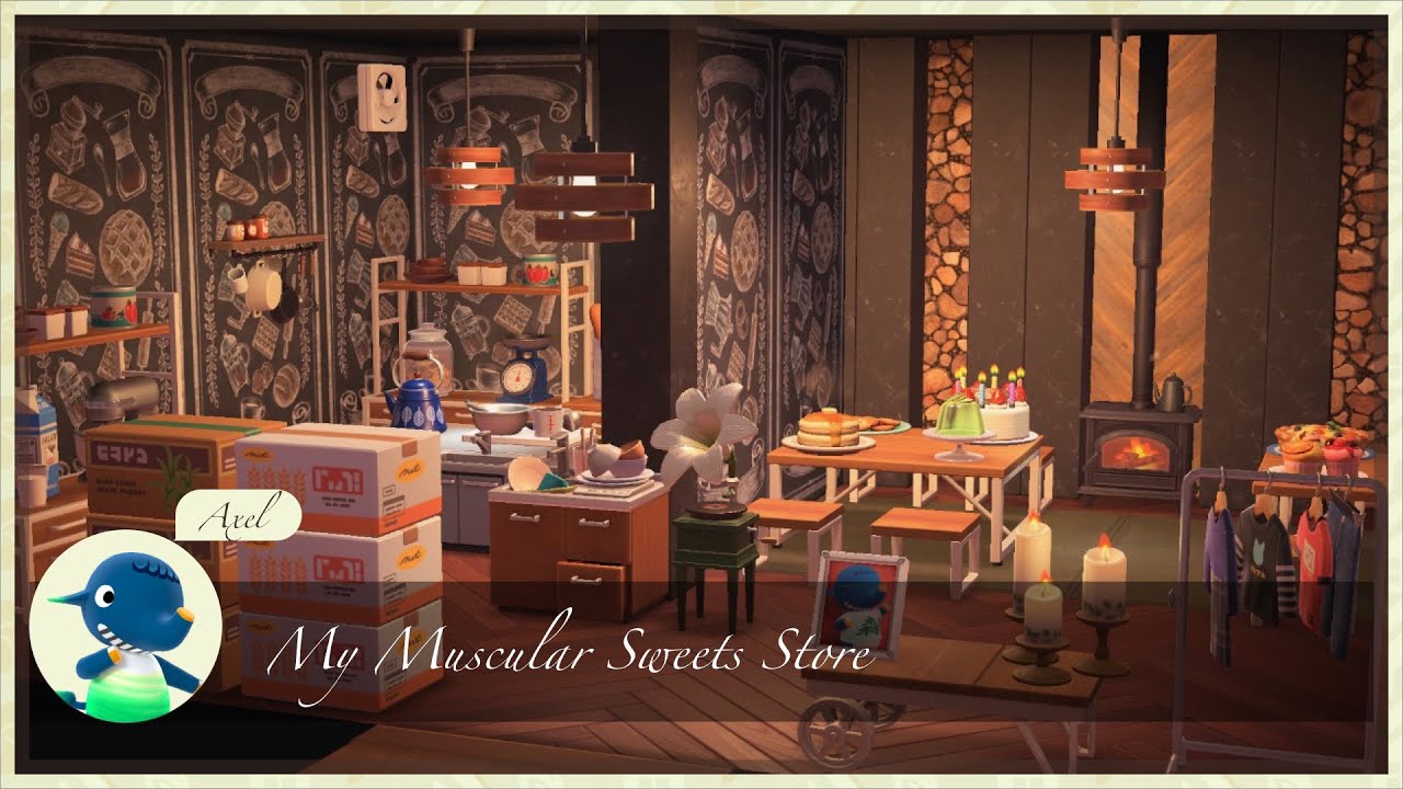 ACNH HHP | Axel's My Muscular Sweets Store | 엑스엘리 | エックスエル - YouTube