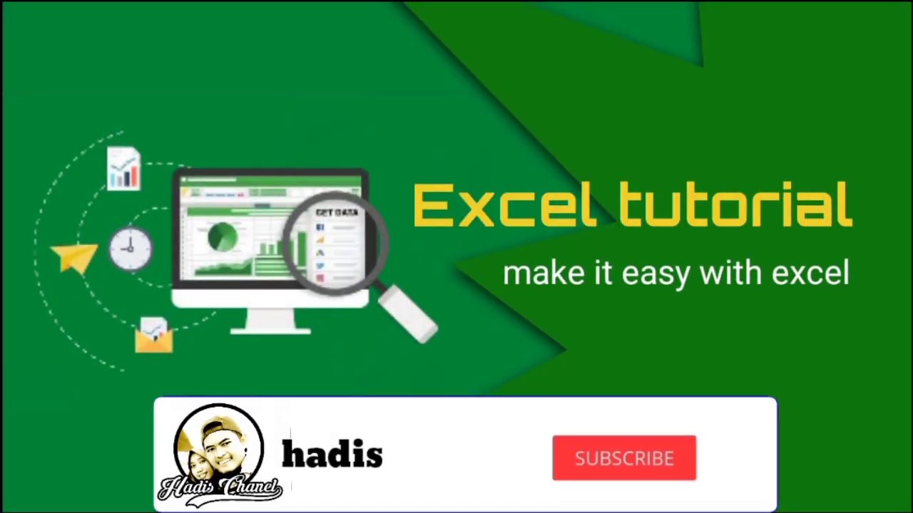 Cara membuat tombol input data di excel - YouTube