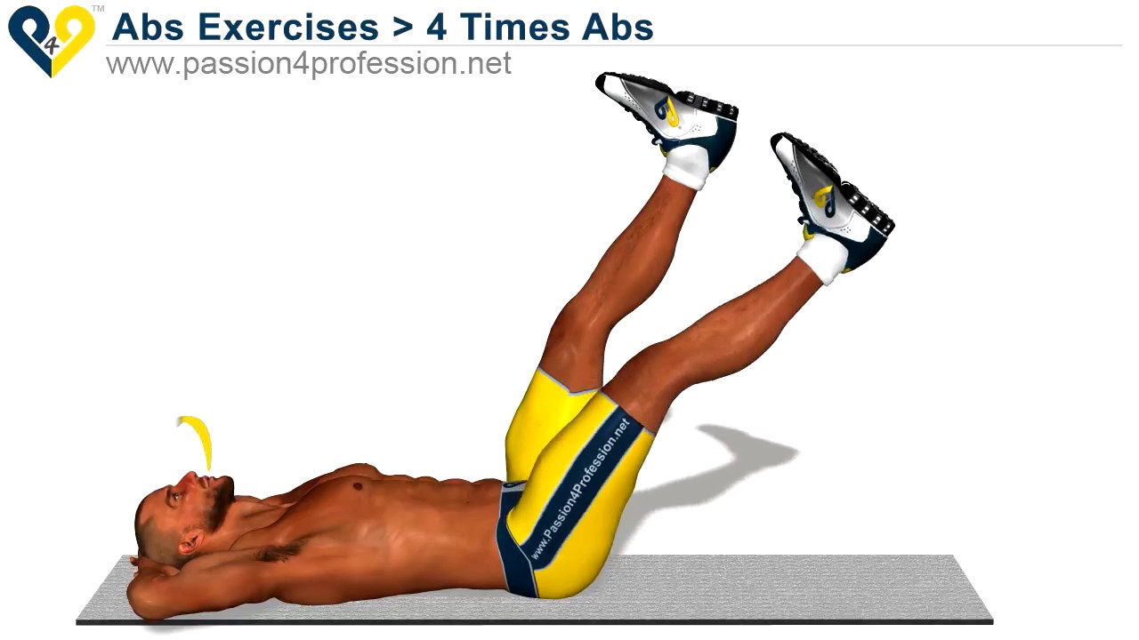 4 Time abs for lower abs - YouTube