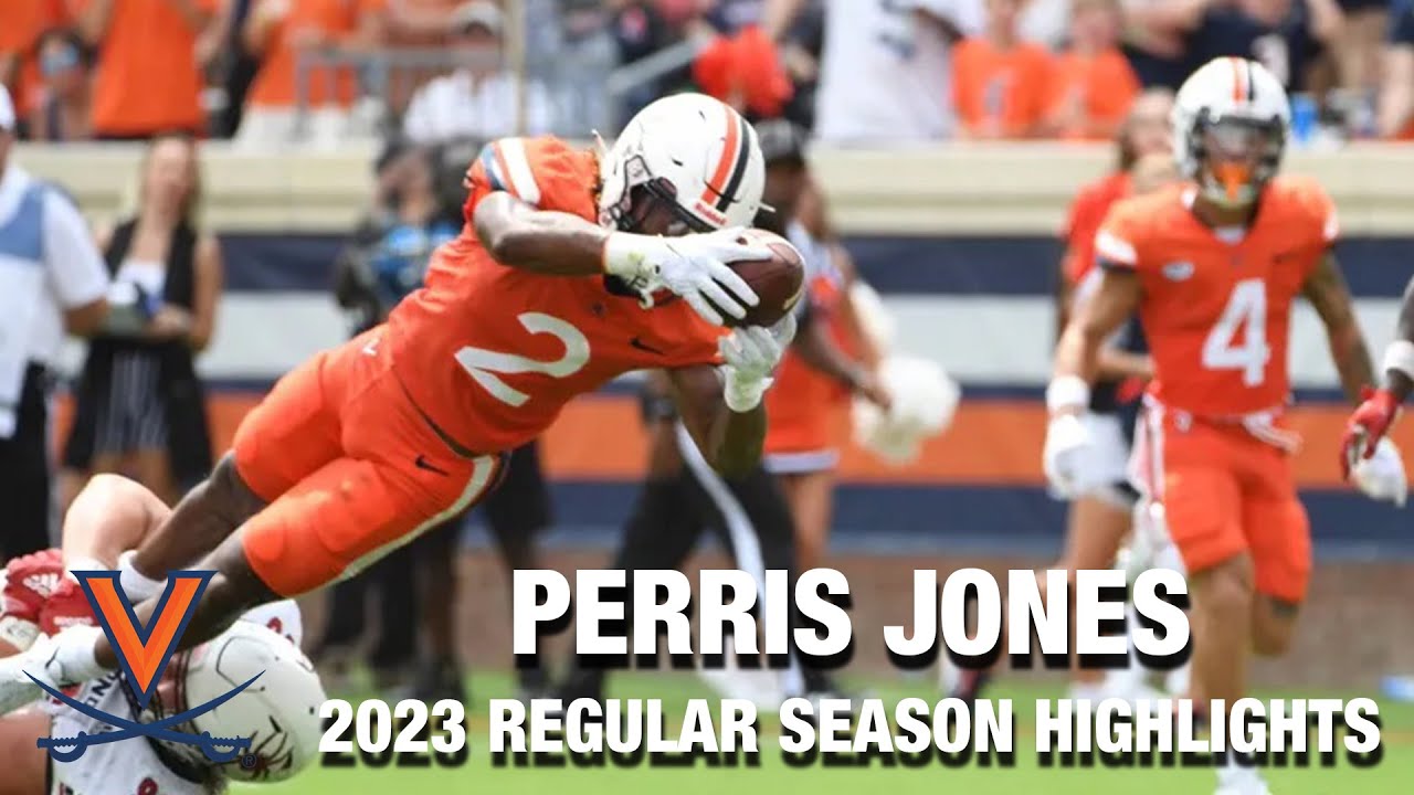 Perris Jones 2023 Regular Season Highlights | Virginia RB - YouTube