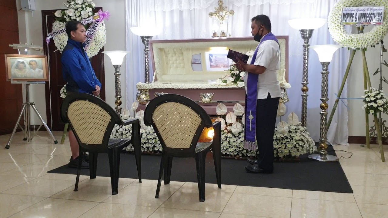 Funeral Blessing of Delia Santos Macapagal - YouTube